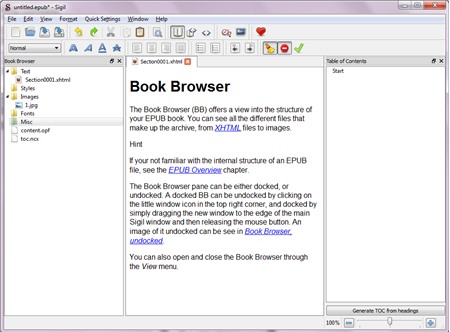 Sigil Ebook Editor: Tạo và chỉnh sửa sách điện tử EPUB - Vườn ươm tri thức